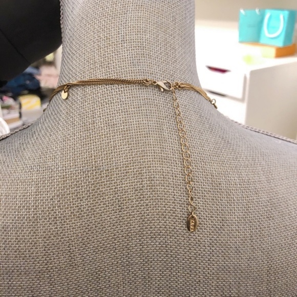 Zara | Jewelry | Zara Gold Chain Layered Beaded Necklace | Poshmark